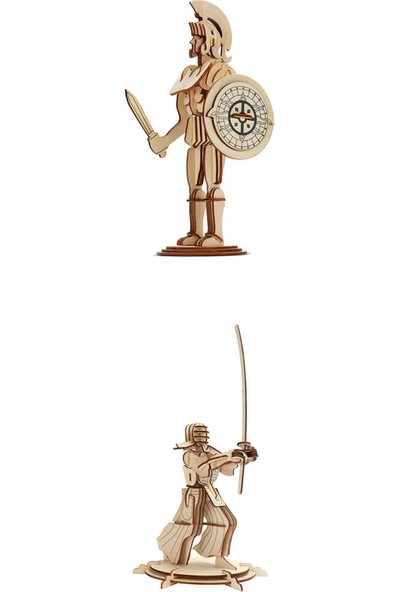 Birkeetoys Savaşçı Kombinasyonu Takım 3D Ahşap Bilmecenin Oyuncakları Ahşap Bulmaca Bulmaca Oyuncaklar Ahşap Bulmaca (Yurt Dışından)