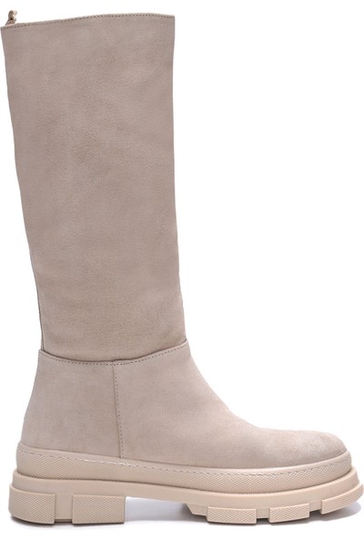 Derimod Kadın Deri Süet Çizme