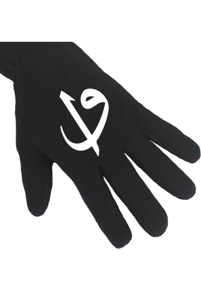 Astak Elif-Vav Baskılı Polar Eldiven YTKTRD543