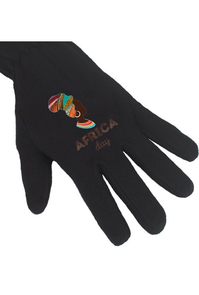 Astak Afrika Day Baskılı Polar Eldiven YTKTRD183