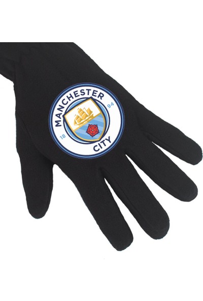 Astak Mancester-City Baskılı Polar Eldiven YTKTRD404