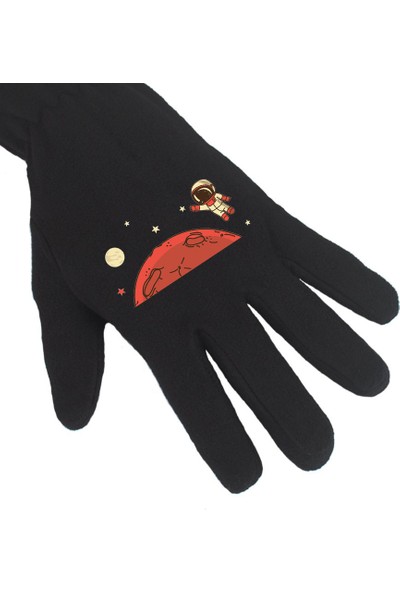 Astak Uzay Baskılı Polar Eldiven YTKTRD483