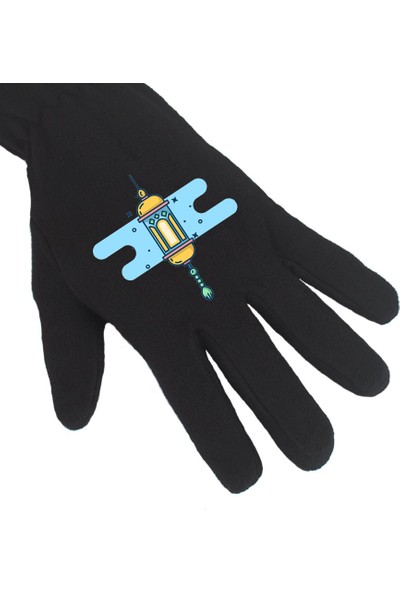 Astak Ramazan Lambası Baskılı Polar Eldiven YTKTRD081