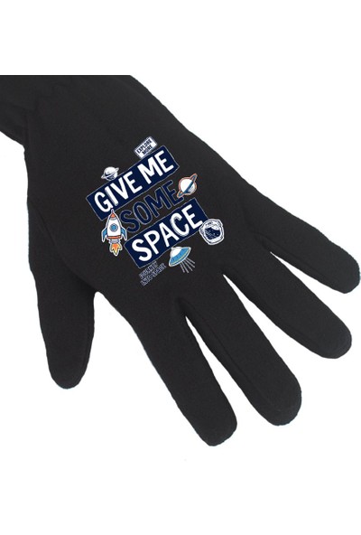 Astak Give-Me-Some-Space Baskılı Polar Eldiven YTKTRD193