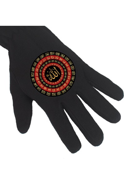 Astak Allah'ın-99 Ismi Baskılı Polar Eldiven YTKTRD248