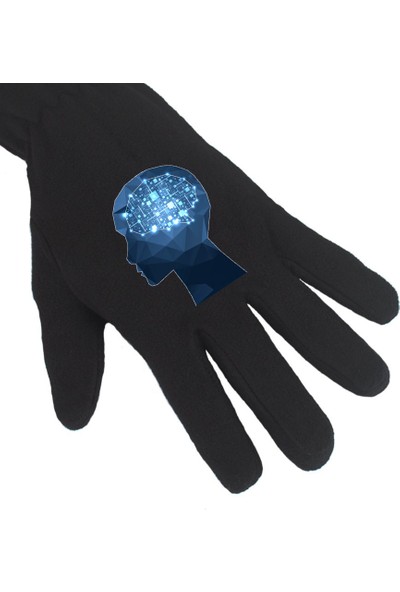Astak Insan Zihni Baskılı Polar Eldiven YTKTRD063 Astak Insan Zihni Baskılı Polar Eldiven YTKTRD063