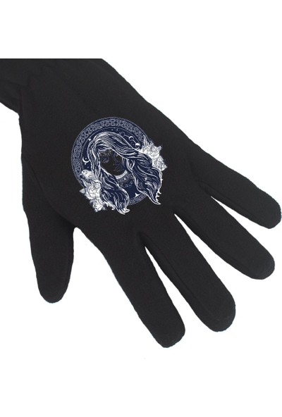 Astak Woman Baskılı Polar Eldiven YTKTRD216