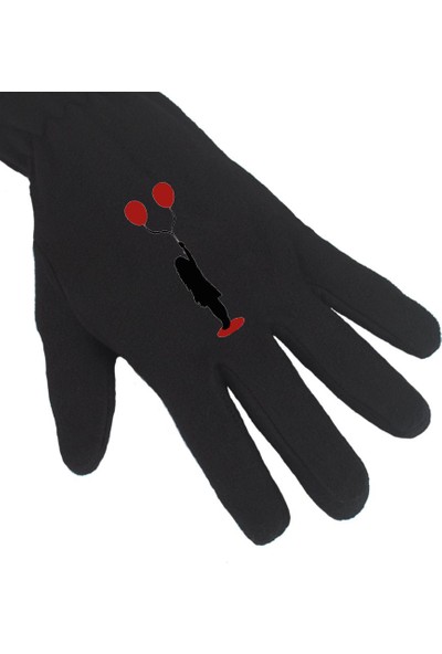 Astak Uçan Balon Kız Baskılı Polar Eldiven YTKTRD052