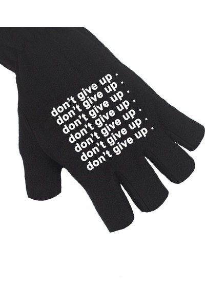 Astak Don't Give Up . Baskılı Kesik Polar Eldiven YTKTRD574 Astak Don't Give Up . Baskılı Kesik Polar Eldiven YTKTRD574