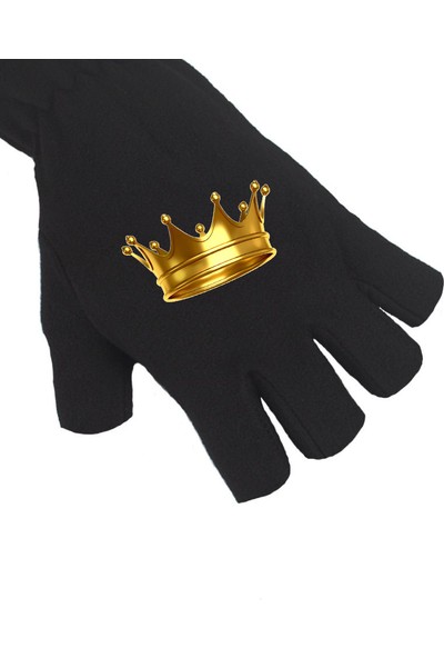 Astak King Baskılı Kesik Polar Eldiven YTKTRD023