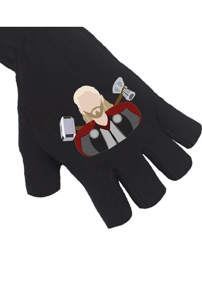 Astak Thor Baskılı Kesik Polar Eldiven YTKTRD106
