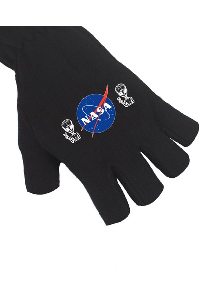 Astak Nasa Baskılı Kesik Polar Eldiven YTKTRD151
