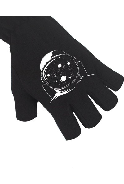 Astak Astronot Baskılı Kesik Polar Eldiven YTKTRD156