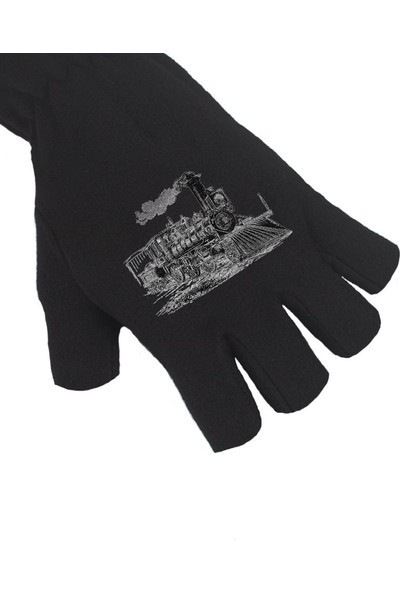 Astak Lokomatif Baskılı Kesik Polar Eldiven YTKTRD173