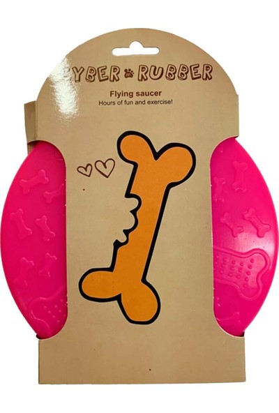 Cyber Rubber Köpek Frizbi Oyuncak 21CM Cyber Rubber Köpek Frizbi Oyuncak 21CM