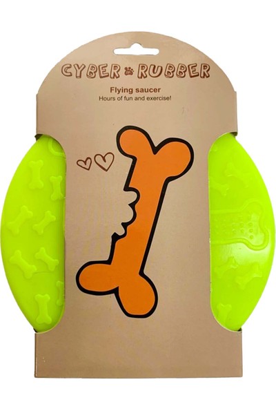 Cyber Rubber Köpek Frizbi Oyuncak 21CM Cyber Rubber Köpek Frizbi Oyuncak 21CM