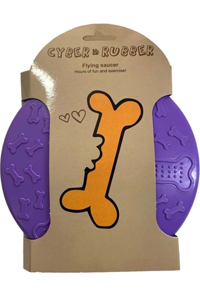 Cyber Rubber Köpek Frizbi Oyuncak 17 cm Cyber Rubber Köpek Frizbi Oyuncak 17 cm
