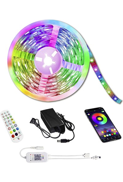 Sakuraa 2.4g 12 V Bir Rulo LED Pikap Ritim Rgb Renkli Atmosfer Işık Şeridi (5 Metre) Sakuraa 2.4g 12 V Bir Rulo LED Pikap Ritim Rgb Renkli Atmosfer Işık Şeridi (5 Metre)
