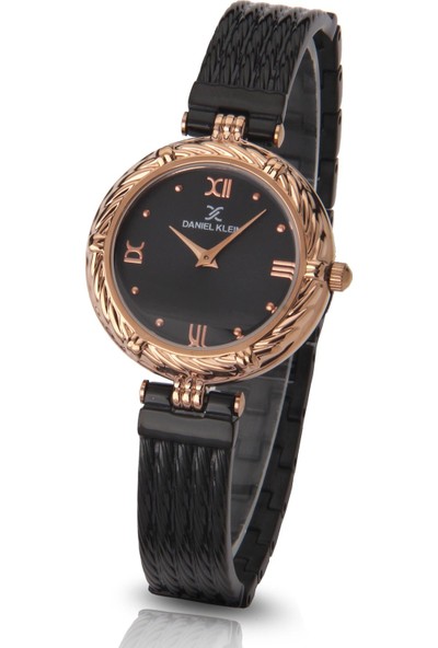 Daniel Klein Çelik Kordon Desenli Bileklik Tipi Kordon Kadın Kol Saati Daniel Klein Çelik Kordon Desenli Bileklik Tipi Kordon Kadın Kol Saati