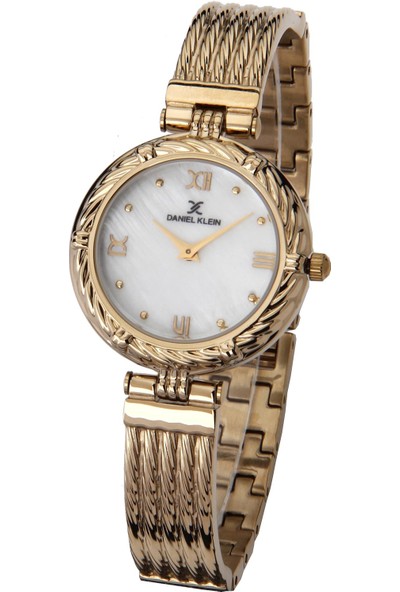 Daniel Klein Çelik Kordon Desenli Bileklik Tipi Kordon Kadın Kol Saati Daniel Klein Çelik Kordon Desenli Bileklik Tipi Kordon Kadın Kol Saati