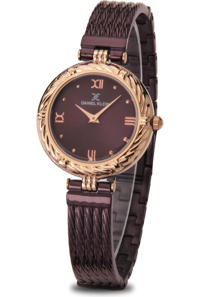 Daniel Klein Çelik Kordon Desenli Bileklik Tipi Kordon Kadın Kol Saati Daniel Klein Çelik Kordon Desenli Bileklik Tipi Kordon Kadın Kol Saati