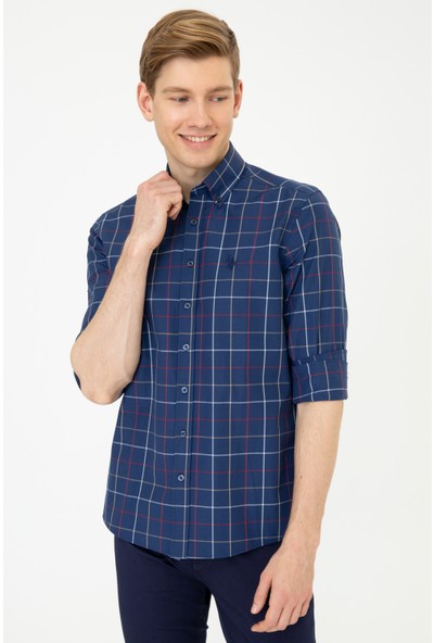 U.S. Polo Assn. Lacivert Gömlek Uzunkol 50249891-VR033