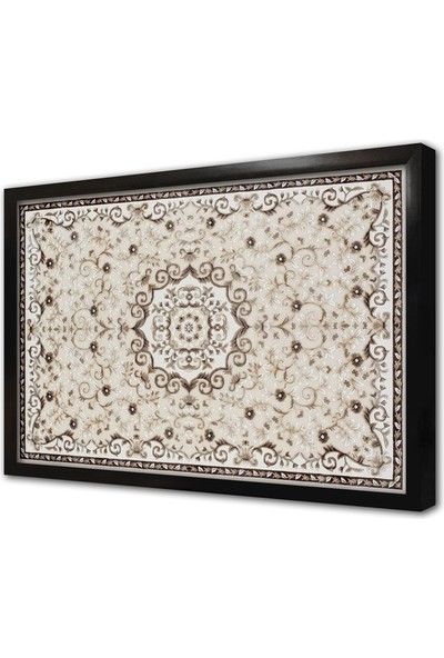 Tablosan Halı Görse Çerçeveli Cam Tablo