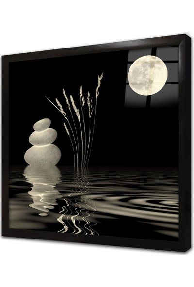 Tablosan Taş Çerçeveli Cam Tablo
