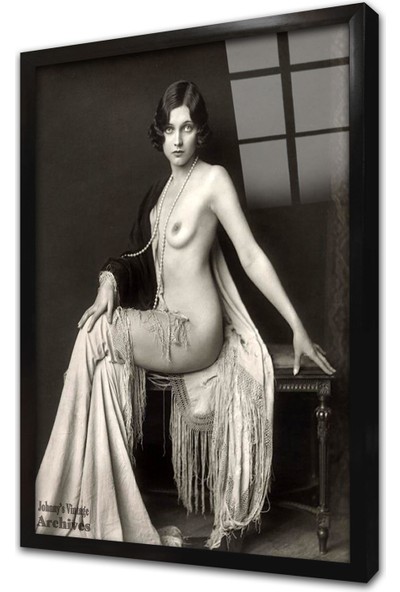 Tablosan Zigfield Follies Çerçeveli Cam Tablo