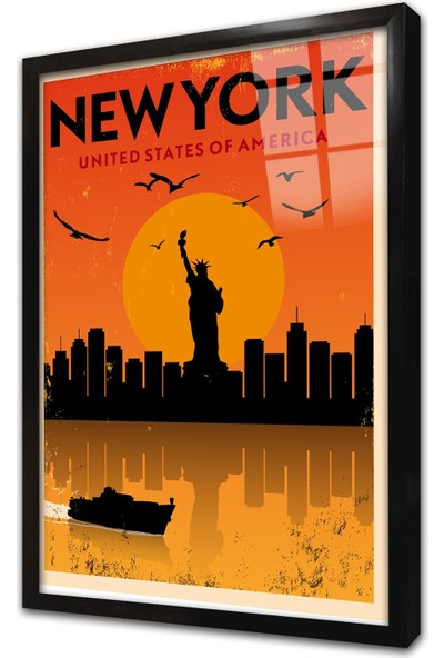 Tablosan Vintage Retro Görsel Çerçeveli Cam Tablo Tablosan Vintage Retro Görsel Çerçeveli Cam Tablo