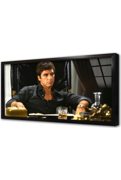 Tablosan Al Pacino Çerçeveli Cam Tablo Tablosan Al Pacino Çerçeveli Cam Tablo