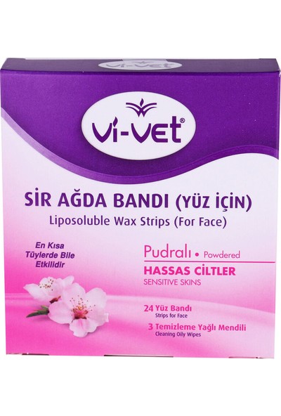 Vi-Vet Ağda Bandı Yüz 24LÜ Pudra