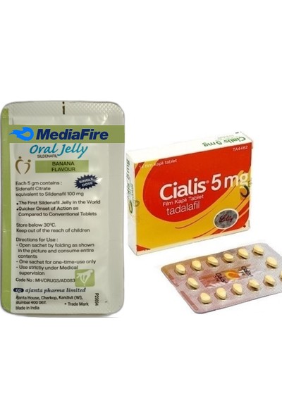 Mediafire Jel+Cialiş 5mg 28'li Tablet Geciktiriçi Kamagra
