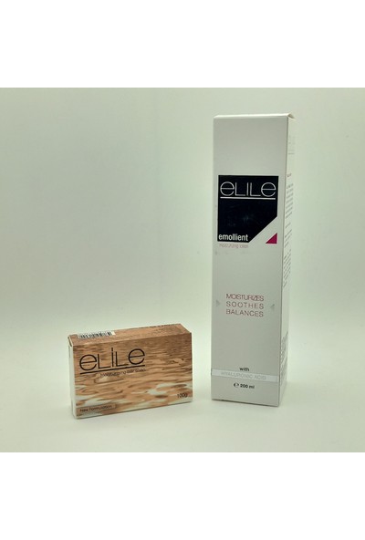 Elile 2'li Set / Nemlendirici Losyon ve Kuru Ciltler Için Temizleyici Sabun