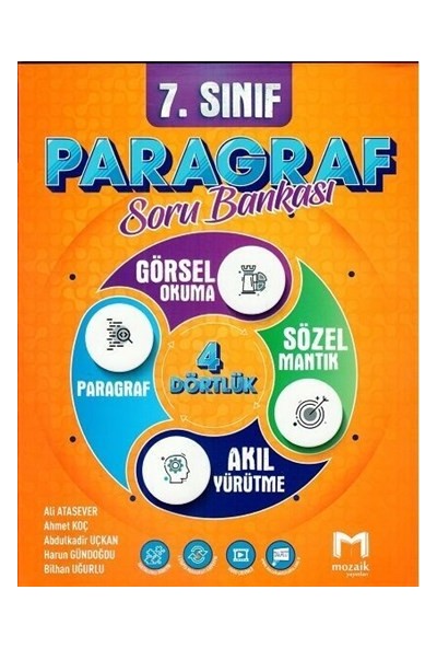 Mozaik Yayınları 7. Sınıf Paragraf Soru Bankası