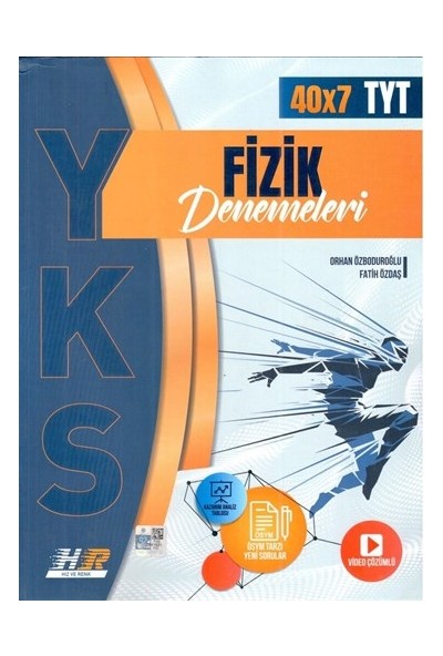 Hız ve Renk Yayınları Hız ve Renk TYT Fizik 40 x 7 Denemeleri