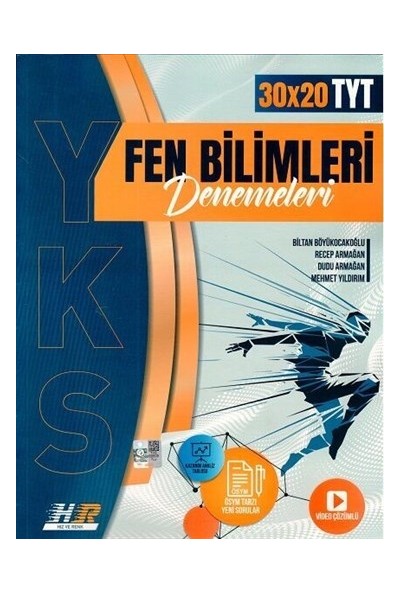 Hız ve Renk Yayınları TYT Fen Bilimleri 30 x 20 Denemeleri
