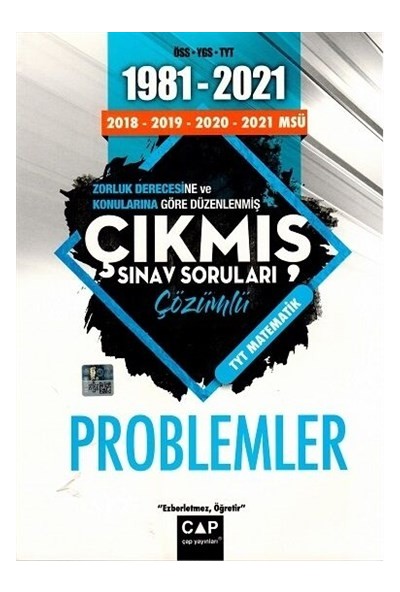 Çap Yayınları Problemler Çıkmış Sınav Soruları Çap Yayınları Problemler Çıkmış Sınav Soruları