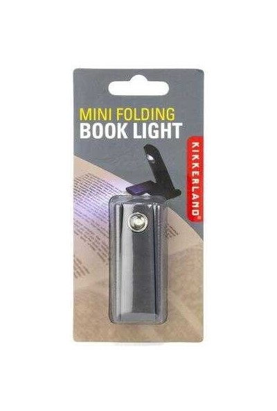 Kikkerland Mini Folding Book Light-Mini Katlanan Kitap Okuma Işığı Kikkerland Mini Folding Book Light-Mini Katlanan Kitap Okuma Işığı