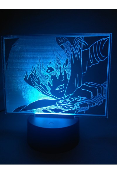 Şirin Lazer 3 D Gece Lambası Attack On Titan Levi Ackerman Anime 16 Renk Uzaktan Kumandalı Pleksi LED Işık Şirin Lazer 3 D Gece Lambası Attack On Titan Levi Ackerman Anime 16 Renk Uzaktan Kumandalı Pleksi LED Işık