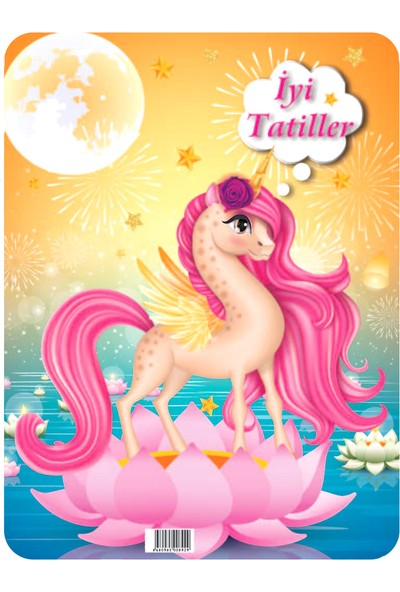 Unicorn Tek Boynuzlu At Görselli Anaokulu Için Dikey Karne Kabı 1 Paket 20LI Unicorn Tek Boynuzlu At Görselli Anaokulu Için Dikey Karne Kabı 1 Paket 20LI