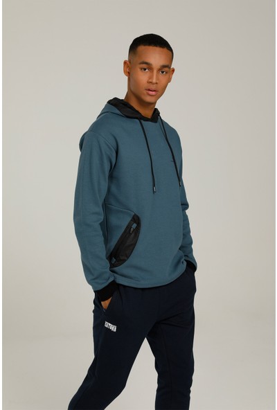 Lumberjack CT712 Aron Sleeve Detaıl Mavi Erkek Sweatshirt Lumberjack CT712 Aron Sleeve Detaıl Mavi Erkek Sweatshirt