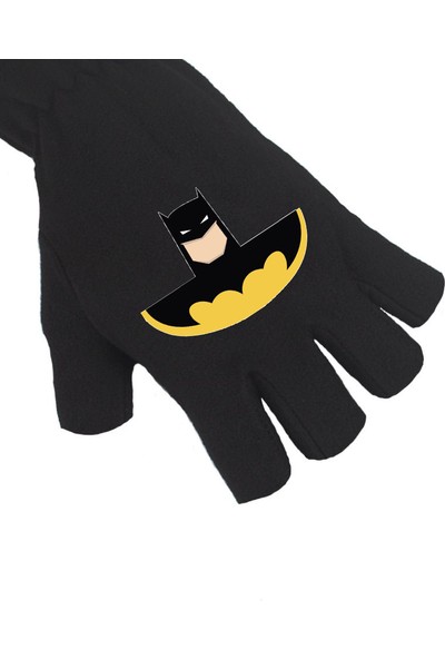 Astak Batman Baskılı Kesik Polar Eldiven YTKTRD218