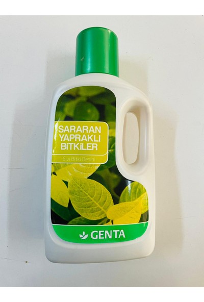 Genta Sararan Yapraklı Bitkiler Için Sıvı Bitki Besini 500 cc