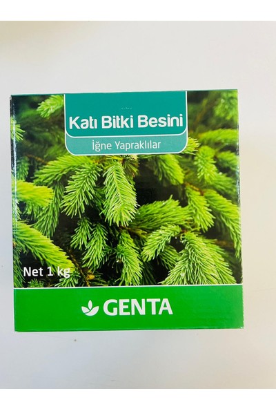 Genta Iğne Yapraklı Katı Bitki Besini 1 kg Genta Iğne Yapraklı Katı Bitki Besini 1 kg