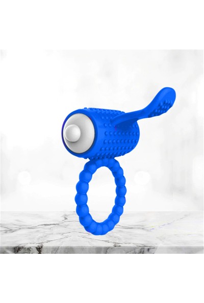 Drlove Silikon Güçlü Titreşimli Klitoral Uyarıcılı Penis Halkası Yüzüğü Drlove Silikon Güçlü Titreşimli Klitoral Uyarıcılı Penis Halkası Yüzüğü