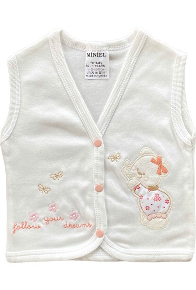 Minikel Happy Bear Penye Yelek Minikel Happy Bear Penye Yelek