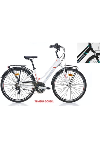 Bianchi 28J Bianchi Travel 505 Şehir Bisikleti - Siyah Turkuaz - 40