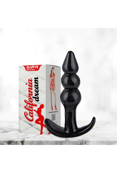 Drlove 3 Boğumlu Slikon Anal Plug Tıkaç 10 cm Drlove 3 Boğumlu Slikon Anal Plug Tıkaç 10 cm