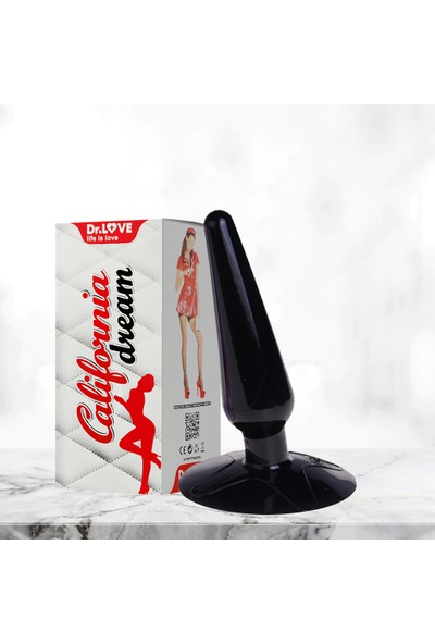 Drlove Plastik Siyah Anal Plug Drlove Plastik Siyah Anal Plug